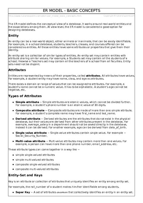Er Model Basic Concepts 1680229049284 Tutorialspointdbmsermodel