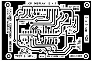 Make PCB Arduino Componen Tester V07 Trybotics
