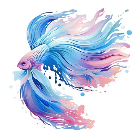 Premium Ai Image Animals Frame Of Graceful Betta Fish Designed In The