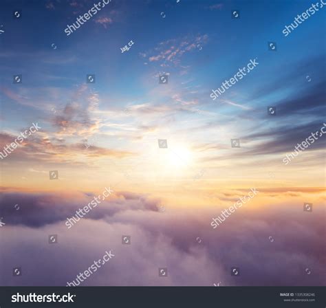 Above Clouds Sunset