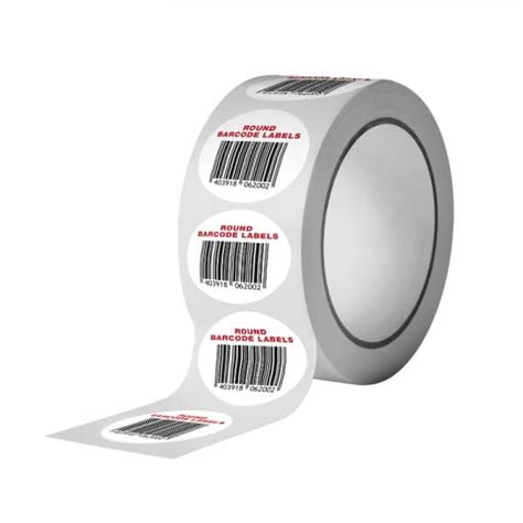 Round Barcode Labels Buy Barcodes Australia