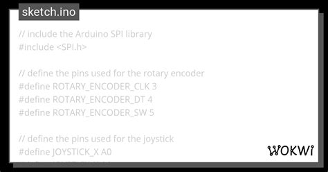 JOYSTICK WITH 1 ROTARY ENCODER Js Code Wokwi ESP32 STM32 Arduino Simulator