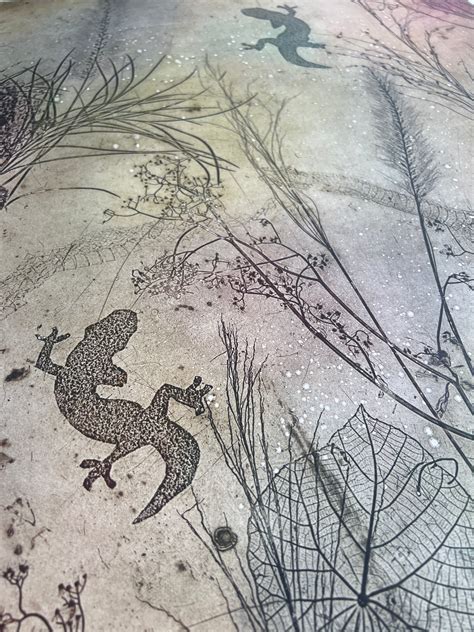 Gecko Run Etching Jet James Artist
