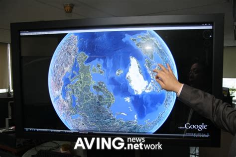 엘리비전 다점인식 가능한 52인치 터치did 개발