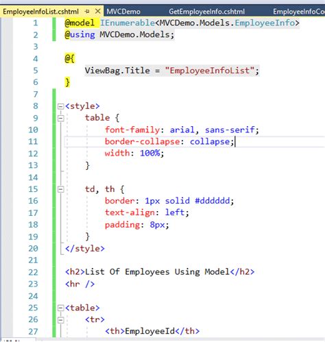 Models In ASP NET MVC 5