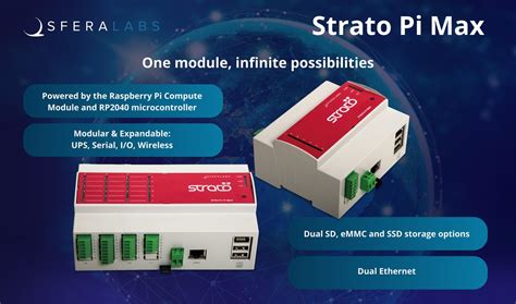 Sfera Labs Further Extends Family Of Raspberry Pi Servers With Strato Pi Max Industrial