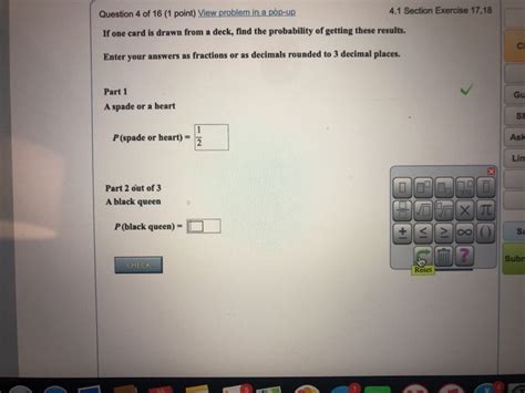 Solved Section Exercise Question Of Point Chegg Com