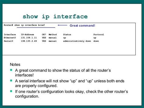 Day 6 Router Interface Conf