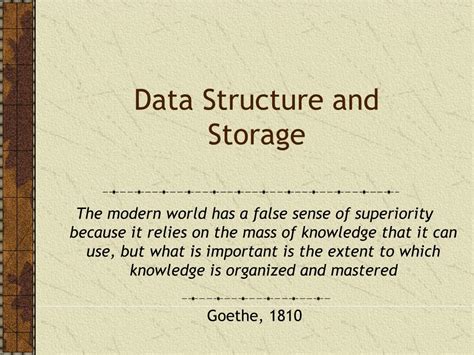 ppt data structure and storage powerpoint presentation free download