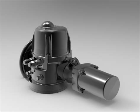 Solid Works 3d Cad Model Of 230v And 3 Phase 400v 90° Atex Electric