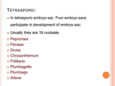 Types Of Embryo Sacpptx Biological Sciences Science