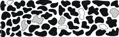 Random Blob Shapes Organic Blobs Set Rounded Abstract Organic Shapes