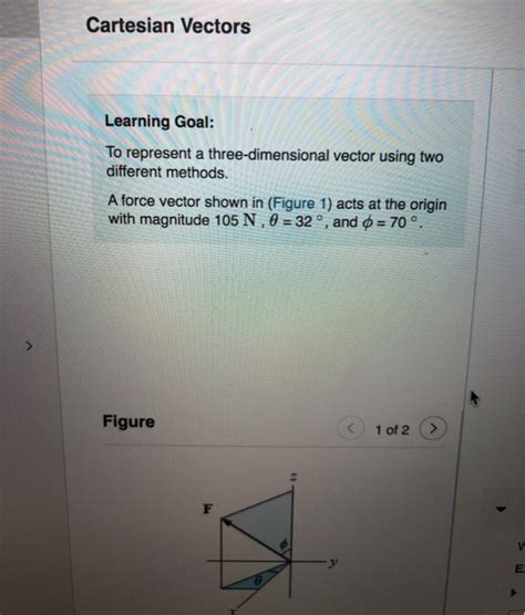 Solved Cartesian Vectors Learning Goal To Represent A