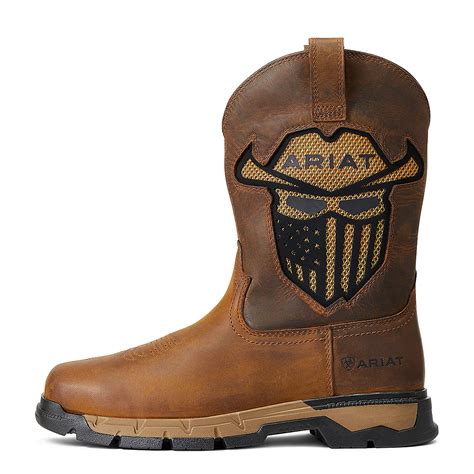 Ariat Mens Rebar Flex Western Venttek Work Boot Academy