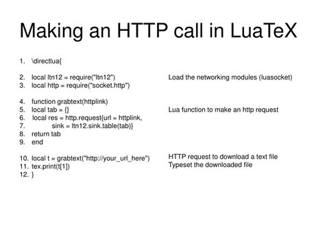 PPT Introduction To LuaTeX PowerPoint Presentation Free Download ID 2185842