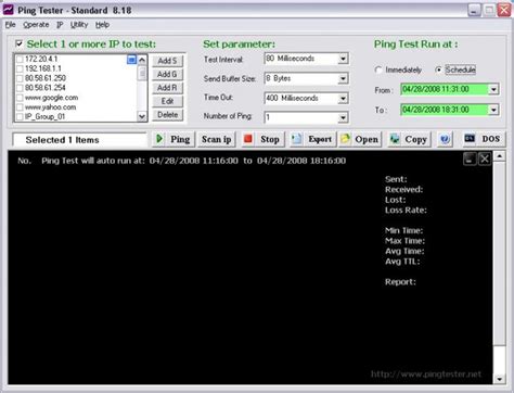ping tester standard download