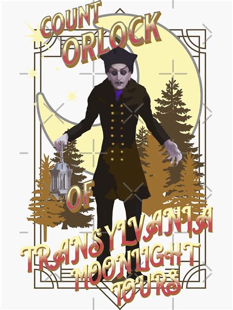 Count Orlock Sticker For Sale By Esk Pop Art Redbubble