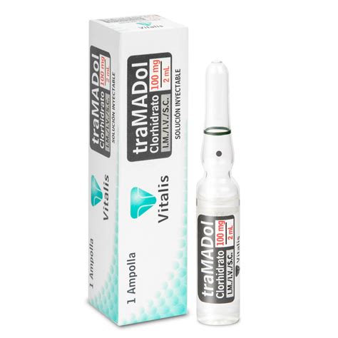 Tramadol Vitalisclorhidrato Solucion Inyectable 100 Mg Rappi