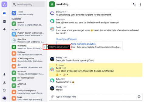 Delete a Conversation Сhanty Help Center