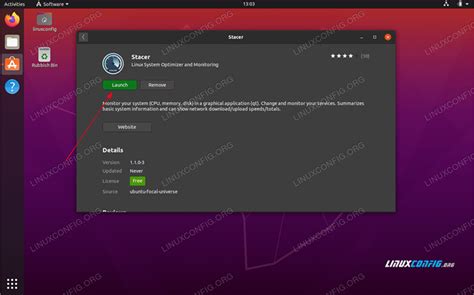 Cara Menginstal Stacer Di Ubuntu 2004 Fossa Fossa Linux Desktop