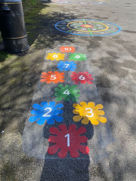 Splash Hopscotch Playground Markings Designs And Lines
