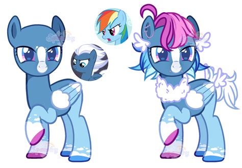 Mlp Night Glider X Rainbow Dash Adopt Nyp Clos By Kitty Paws On