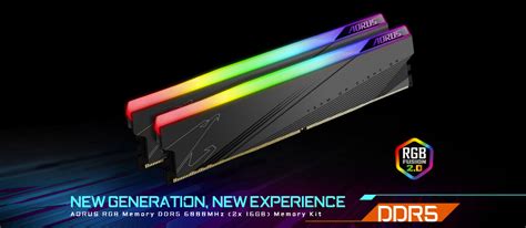 Gigabyte Launches Aorus Rgb Ddr5 6000 Memory Kit Decked With Rgb Lighting