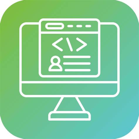 Front End Development Vector Icon Style 22293008 Vector Art At Vecteezy