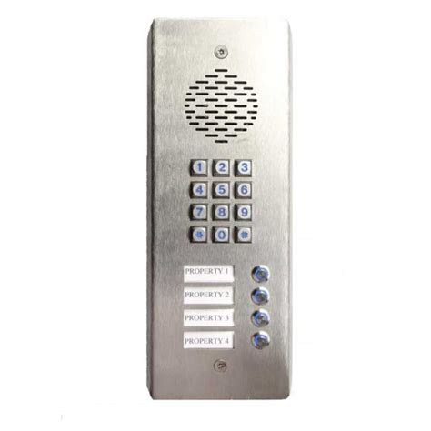 4g Gsm Intercom With Keypad 4 Button Valcom Uk