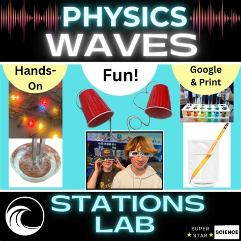 Waves Wave Characteristics Stations Lab FUN Hands On Physics STEM Activity NGSS MYP Made