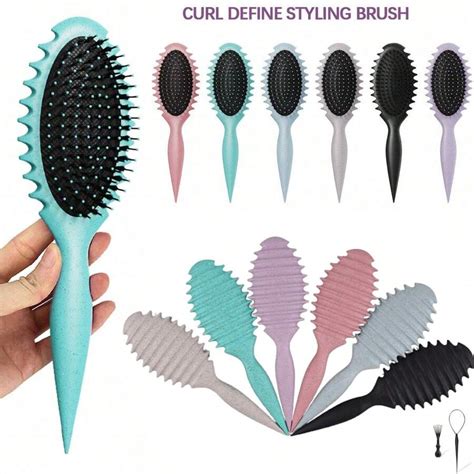 2025 New Curl Define Brush Vented Curly Brush Curl Define Comb Vented Hair Brush For