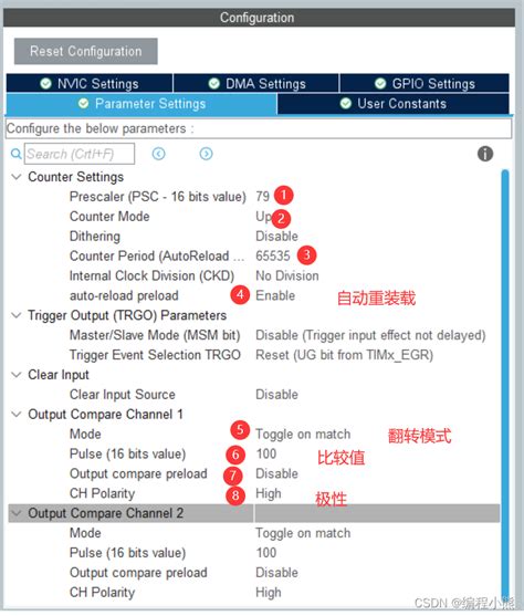Stm32g4之方波和pwm波输出32方波输出 Csdn博客