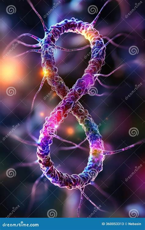 Glowing Neurons Firing And Wiring Together In A Neural Network Of Human Brain Abstract