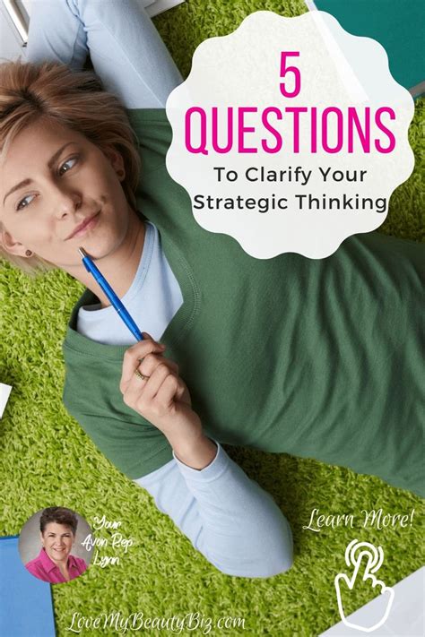 5 Questions To Ask Yourself To Clarify Your Strategic Thinking Personal Growth How Are You