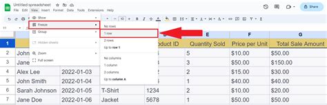 How To Make The Top Row In Google Sheets Stay SpreadCheaters