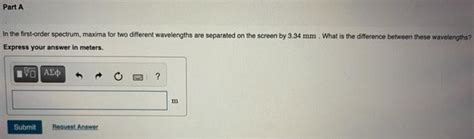 Solved Visible Light Passes Through A Diffraction Grating
