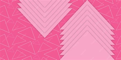 Premium Vector Arrow Triangle Pink Background Vector