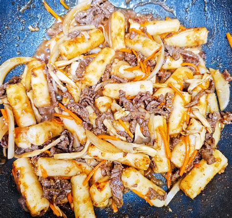 궁중떡볶이 간장떡볶이 안매운떡볶이~