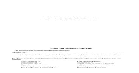 Pdf Plant And Process Engineering Workflow Dokumen Tips