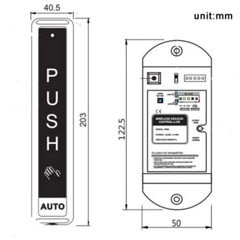 Jual Switch Automatic Door Opening Wireless Push Button Sliding Door Di Seller Shin Store