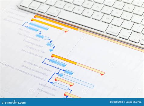 Project Progress Stock Photo Image Of Closeup Graphical