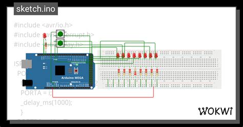 Up Down Counter Copy Wokwi ESP STM Arduino Simulator