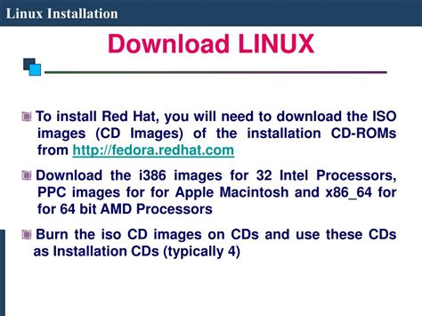 Ppt Linux Installation Powerpoint Presentation Free Download Id5309660