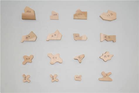 object set ‘exact shape with at the left side the standard objects