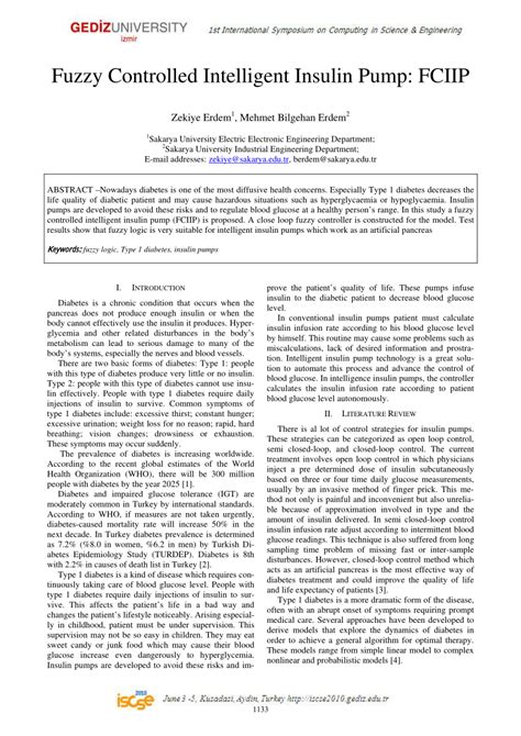 Pdf Fuzzy Controlled Intelligent Insulin Pump Fciip