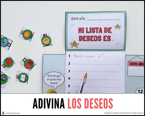 Manualidad De Propósitos Para Niños Lista De Propósitos De Año Nuevo