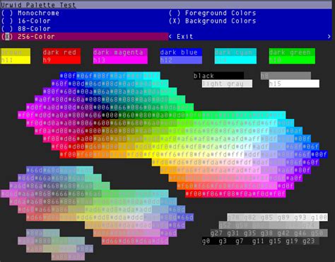 yjl terminal 256 colors scripts