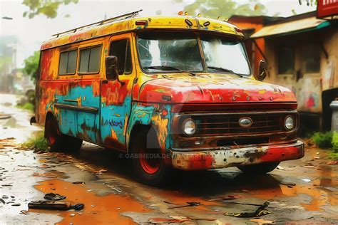Spray Paint On The Van By Gabimedia On Deviantart