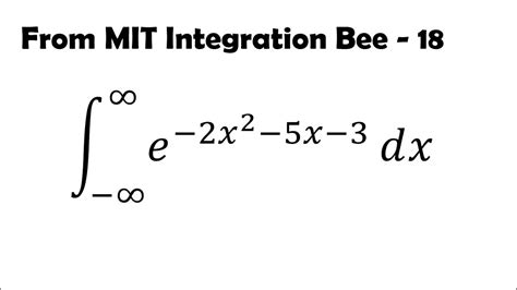 Gaussian Integral The Gaussian Integral Also Referred To As