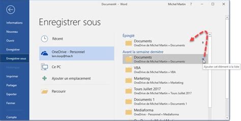 word 2019 enregistrer un document médiaforma